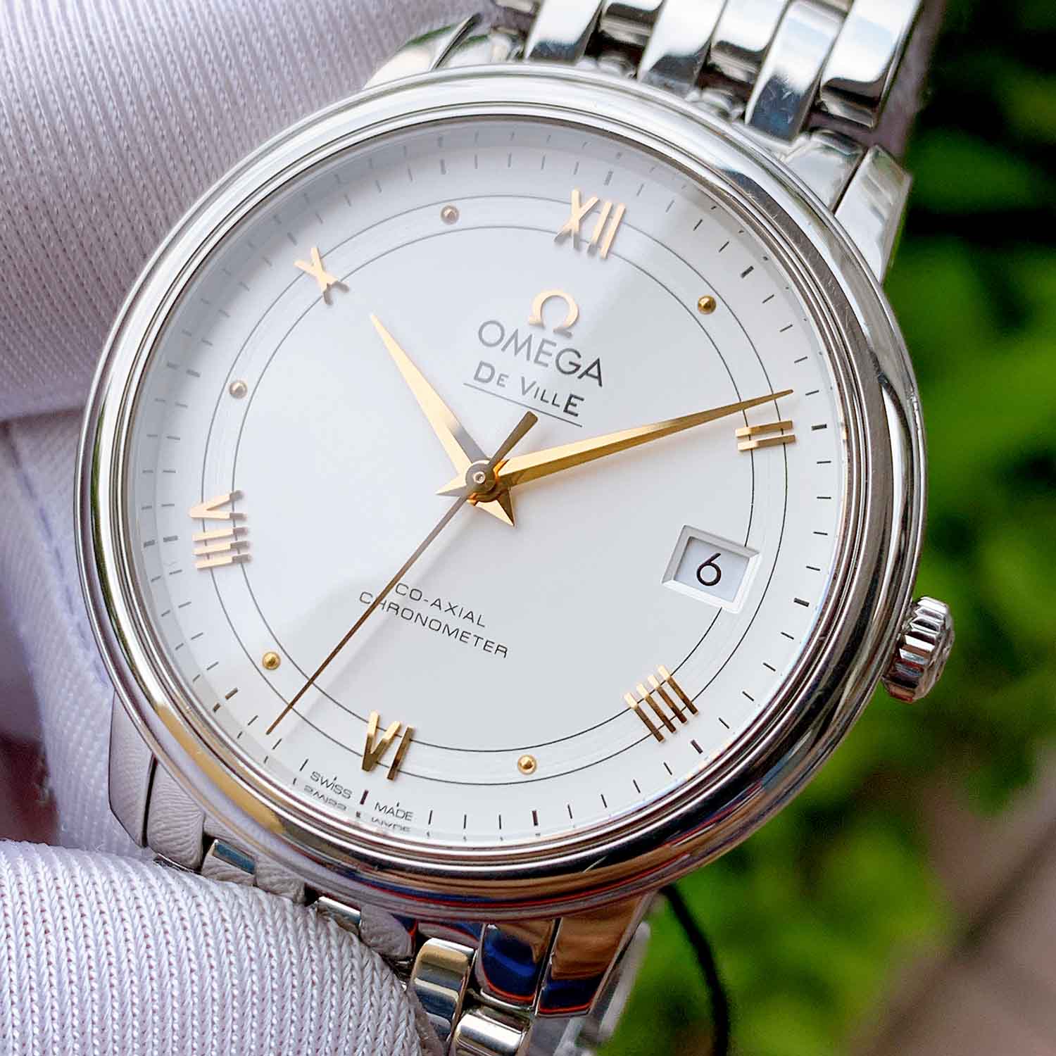 OMEGA PRESTIGE CO-AXIAL 424.10.37.20.02.002 42410372002002 Like new